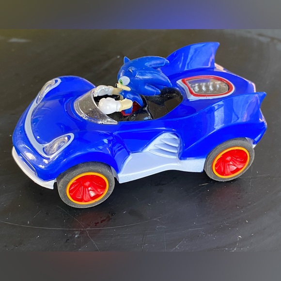 Toys | Sega Sonic The Hedgehog All Stars Racing Sonic Rc Slot Car W ...